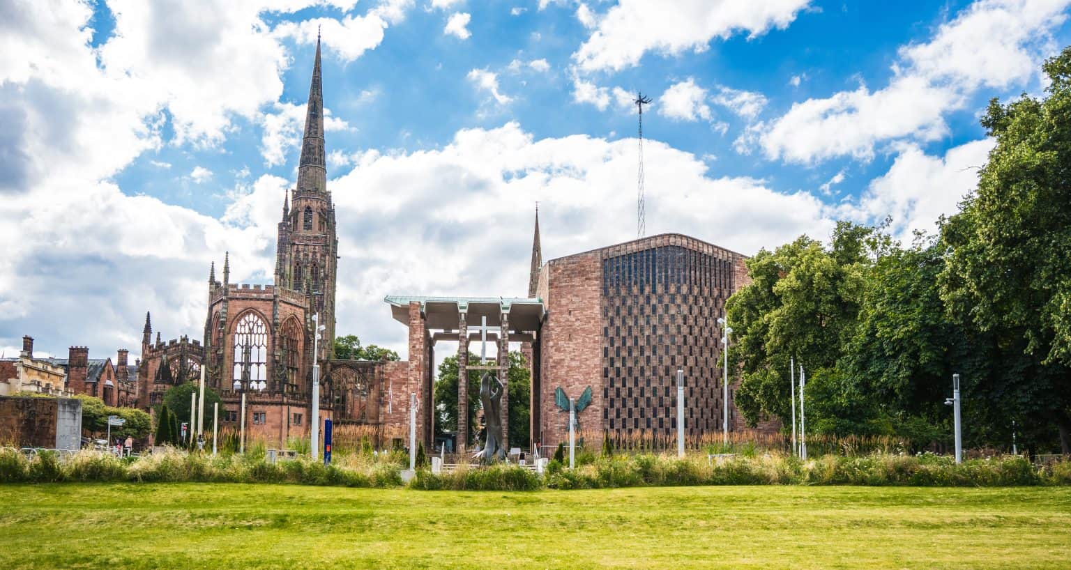 From the ruins of Coventry, its old and new cathedrals provide a ...